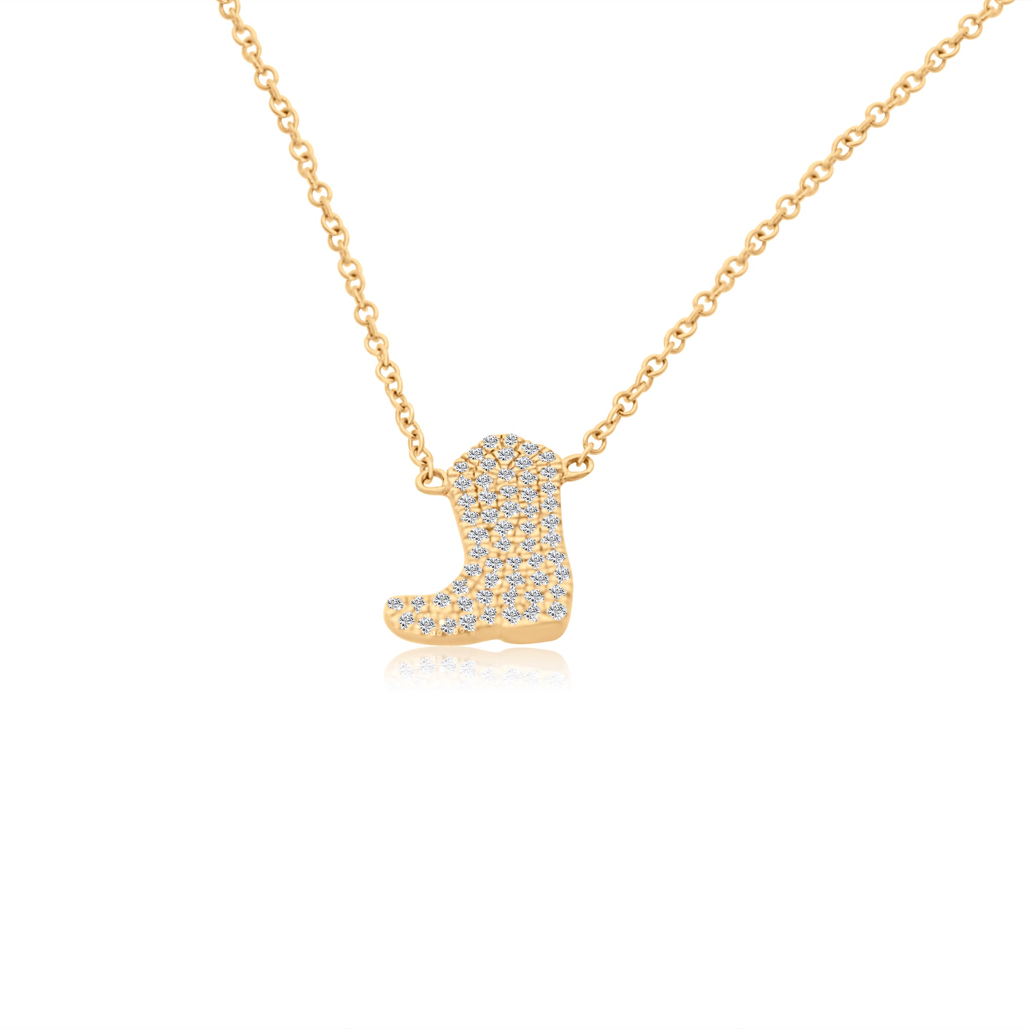 Diamond Boot Necklace – S. Bell Designs